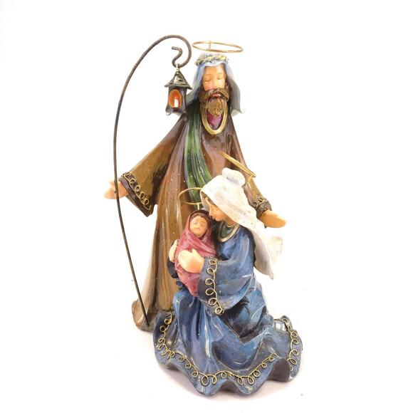 Design | Vintage One Piece Nativity Joseph Mary And Baby Jesus Hand ...